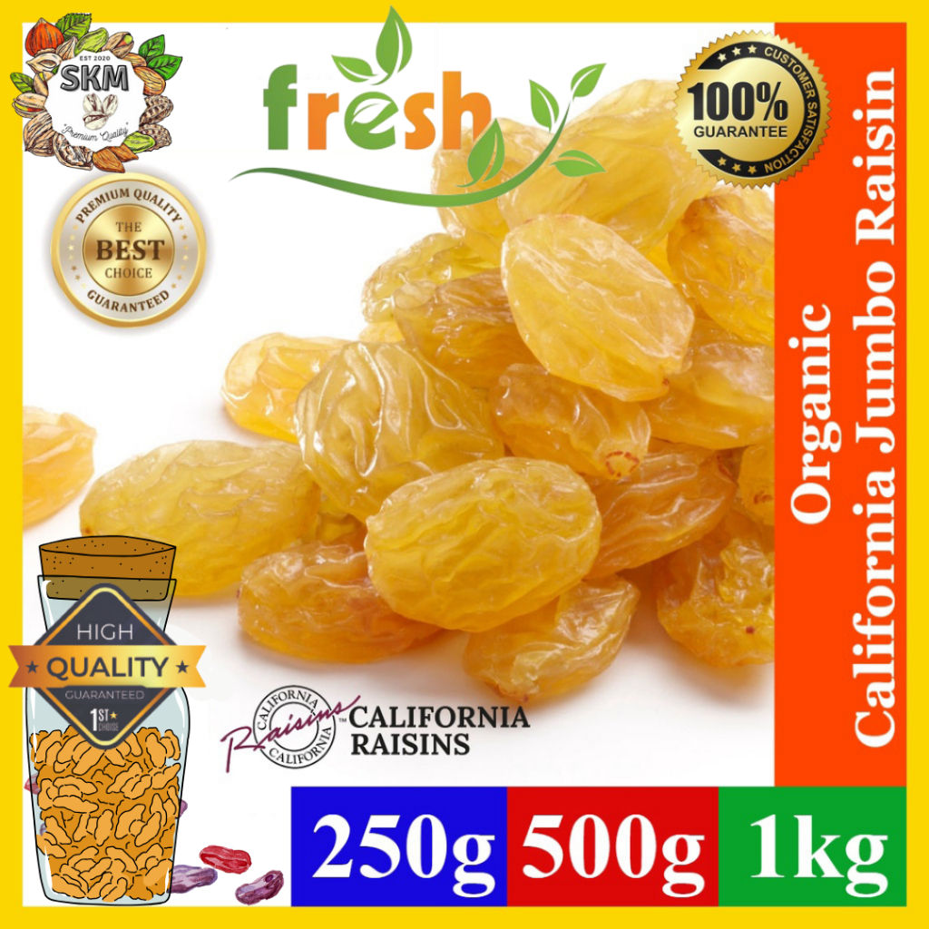 Golden Jumbo Raisin (250g/500g/1kg) - kismis Golden Jumbo fresh | Shopee Malaysia