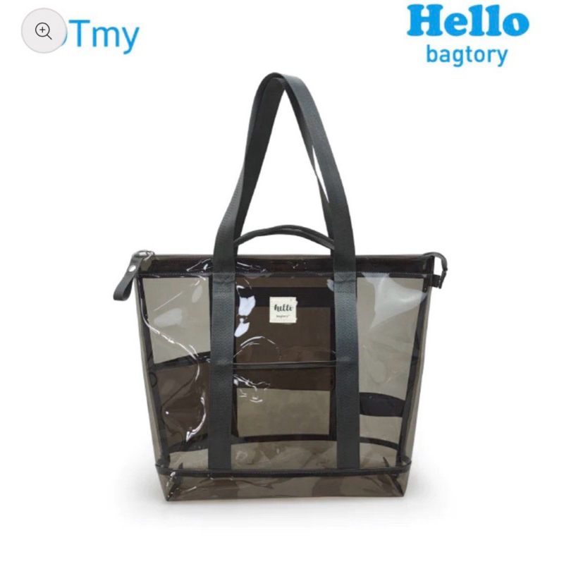 BAGTORY Hello TOTmy style translucent hand bag | Shopee Malaysia