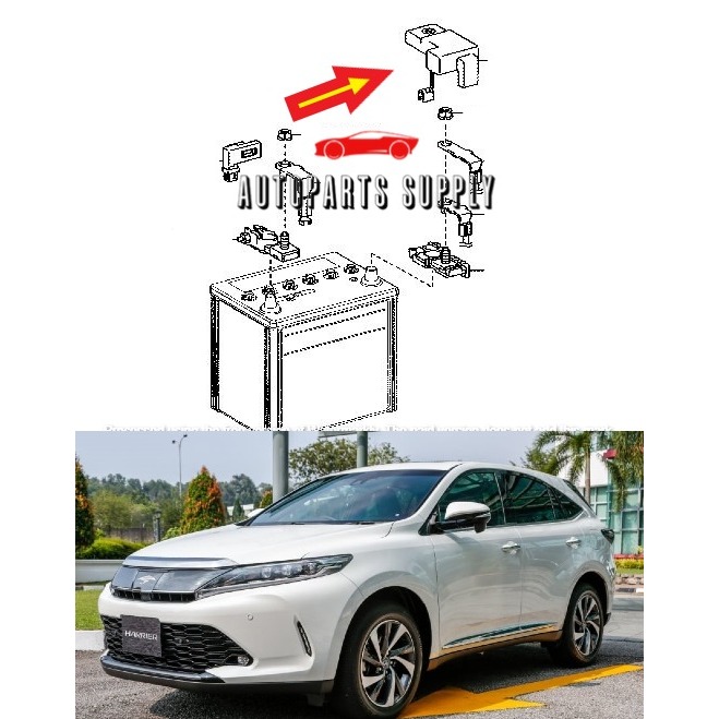 ORIGINAL TOYOTA HARRIER XU60 2014 - 2021 ZSU60 BATTERY TERMINAL COVER ...