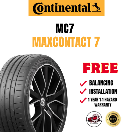CONTINENTAL MAX CONTACT 7 (CONTI MC7) | Shopee Malaysia