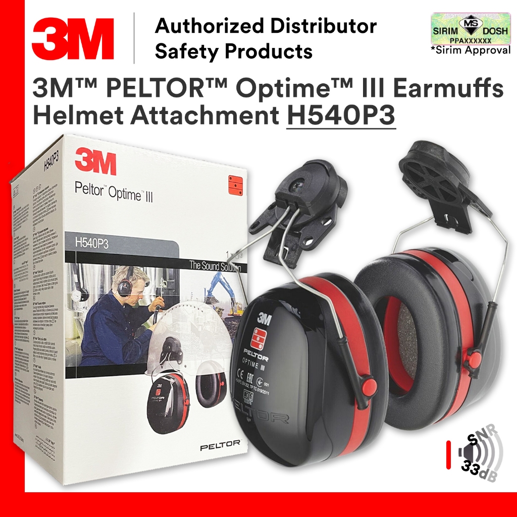 3M H540P3E Peltor Optime ||| Earmuff / DOSH SIRIM / H10P3E Replacement ...