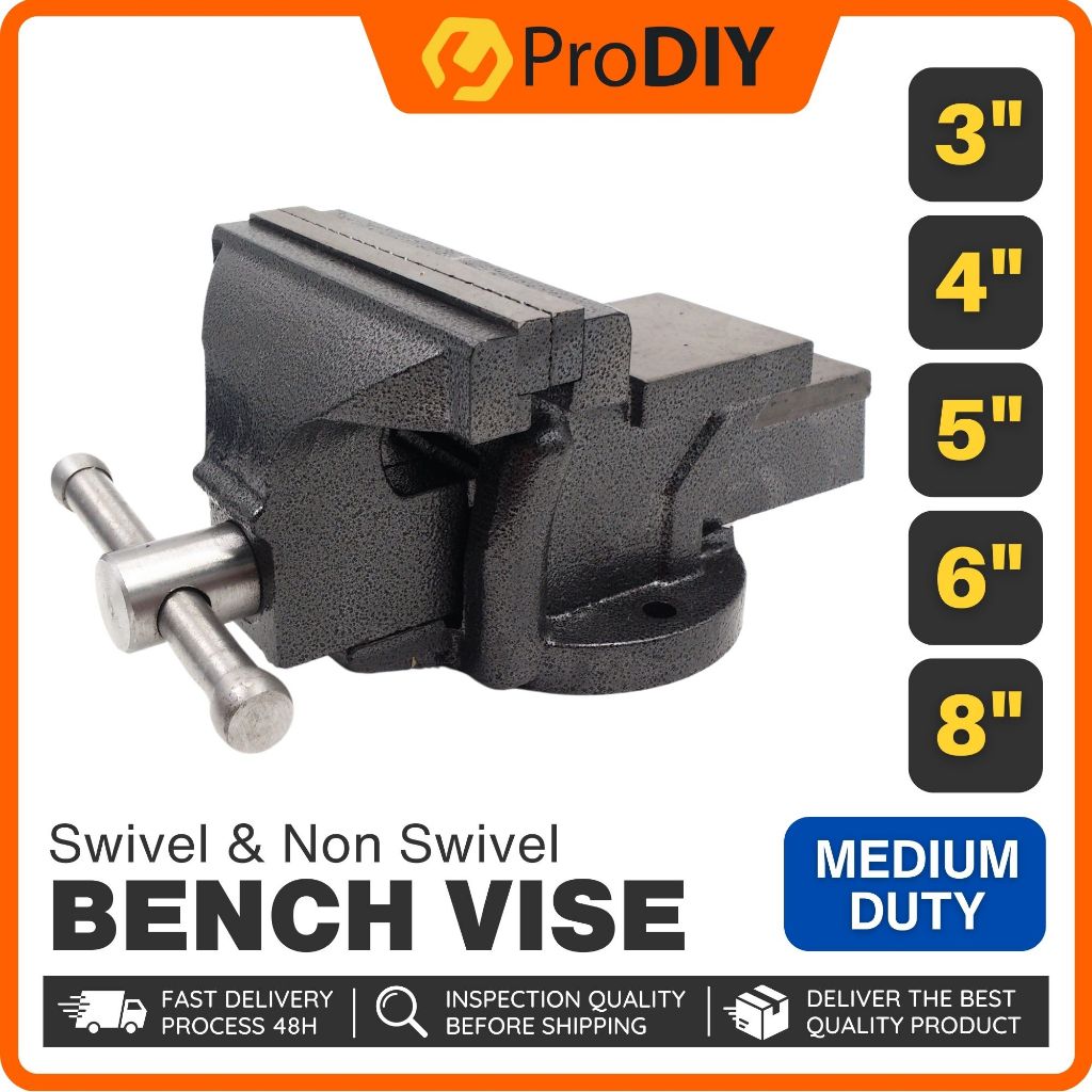 3" / 4" / 5" / 6" / 8" 7.5cm to 18cm Maximum Clamp Width Medium Duty ...