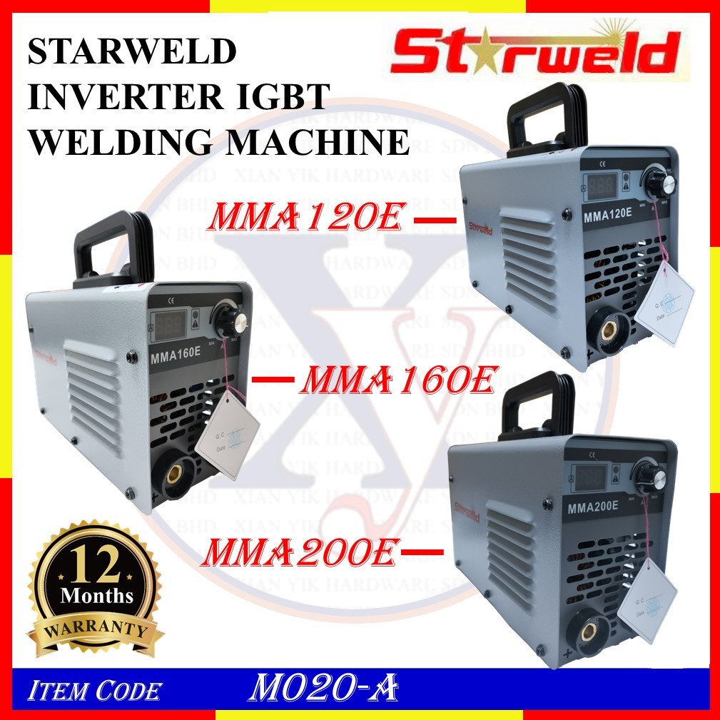 (MMA120E / MMA160E / MMA200E) STARWELD INVERTER IGBT WELDING MACHINE ...