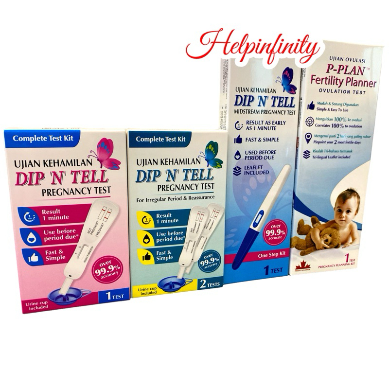 Dip ‘N’ Tell Midstream Pregnancy Test / Dip ‘N’ Tell P-Plan Fertility ...