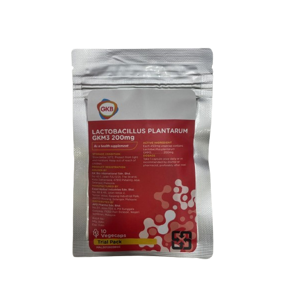 [EXP:01/26] GKB LACTOBACILLUS PLANTARUM GKM3 200MG 10'S (Trial Pack ...