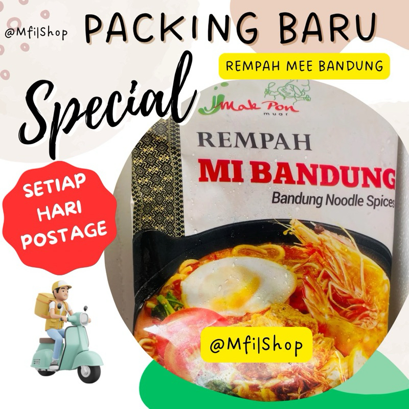 📌Pes / Rempah Mak pon Mee bandung,Ikan Bakar,Mee rebus,Soto,Asam padas ...
