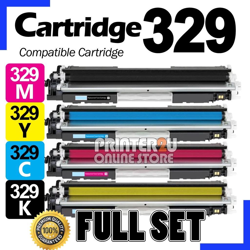 Full Set Compatible Toner For CANON 329 CRG329 Cartridge 329 LBP-7018C ...
