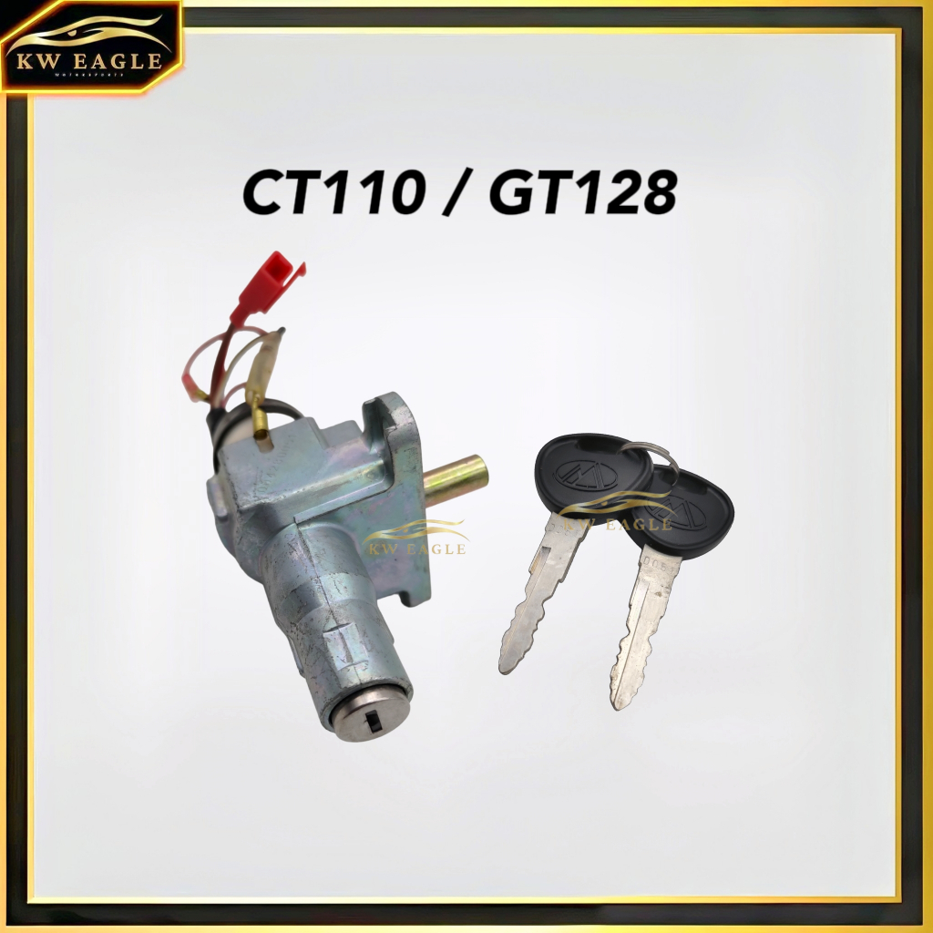 MODENAS GT128-CT110 MAIN SWITCH SET KEY SET / KUNCI Set STARTER SWITCH ...