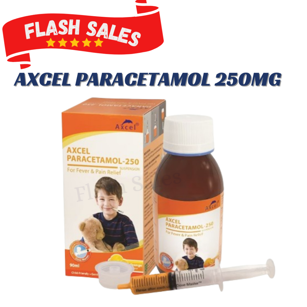 Axcel Paracetamol 250mg syrup (90ml) | Shopee Malaysia