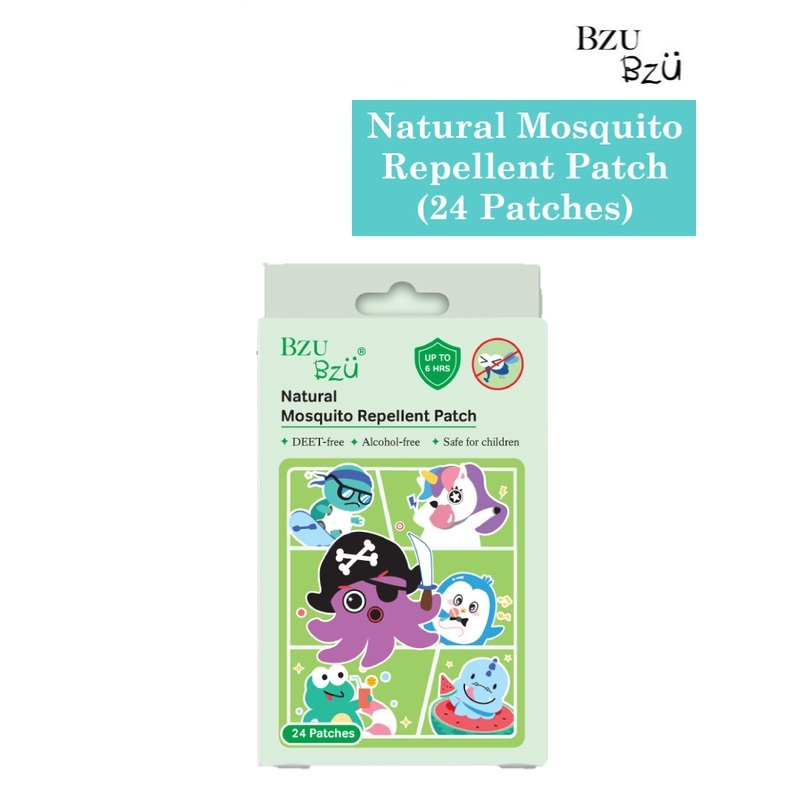 BZU BZU Natural Mosquito Repellent Patch (24 Patches) | Shopee Malaysia
