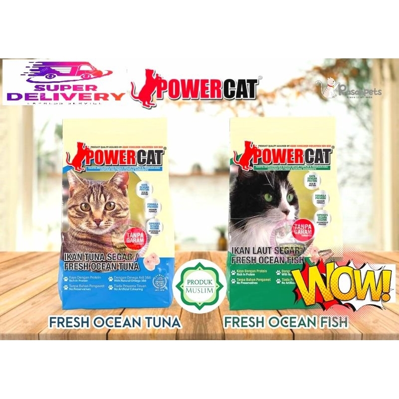 Power cat Tuna/Ocean fish / My meow 6.5kg makanan kucing power cat / My ...