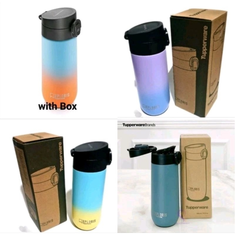 💖💖 Tupperware Xploris Easy Open Flask (1pc) 450ml | Shopee Malaysia