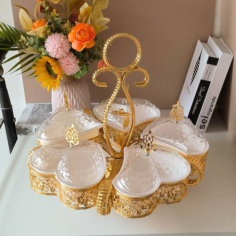 KOLEKSI MEWAH! GOLDEN CANDY DISH/ BEKAS KUIH WARNA EMAS/ CANISTER ...