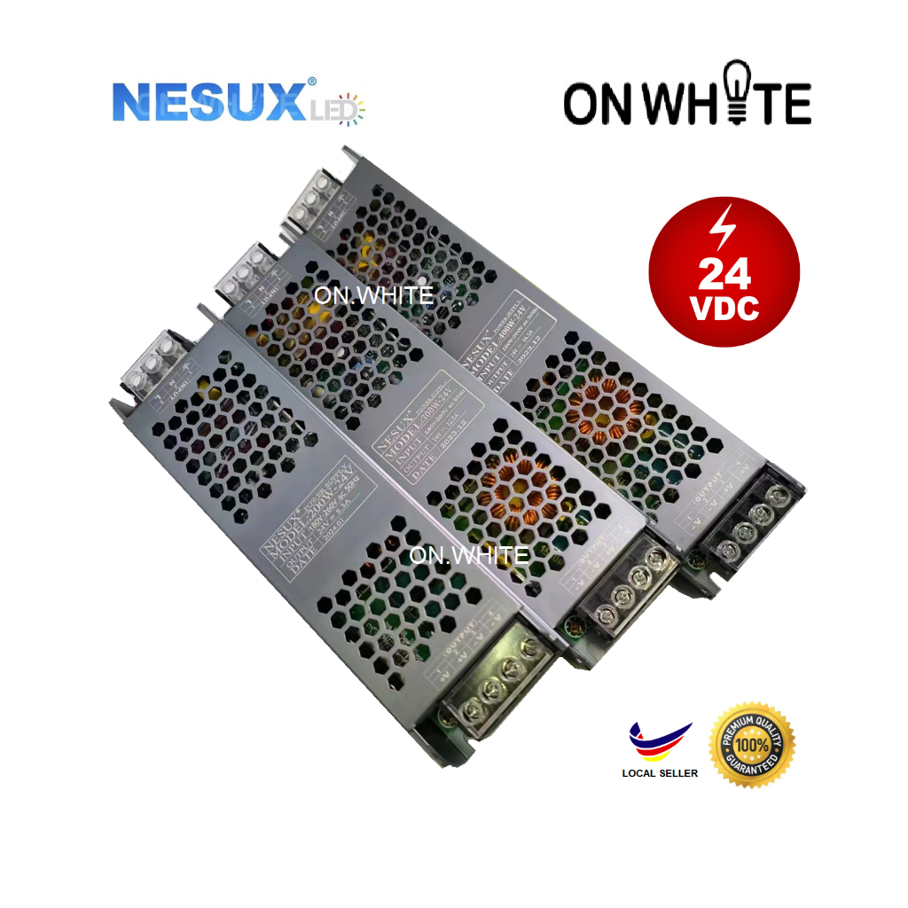 NESUX / VA LED POWER SUPPLY 24V DC 200W / 300W / 400W SUPERIOR DRIVER | Shopee Malaysia