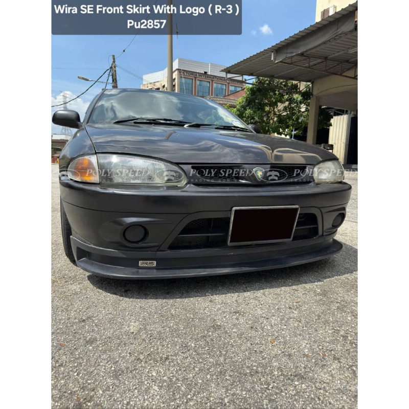 PROTON WIRA SE FRONT SKIRT WITH LOGO R3 PU2857 PU MATERIAL WITHOUT ...