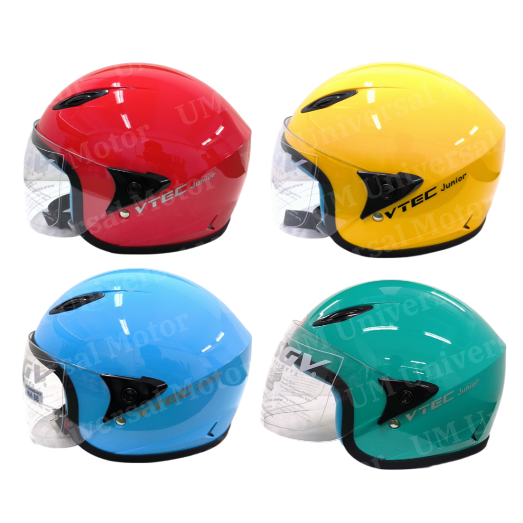 SGV LTD VTEC JUNIOR VISOREX KIDS HELMET SIRIM CERTIFIED SIZE S BUDAK ...