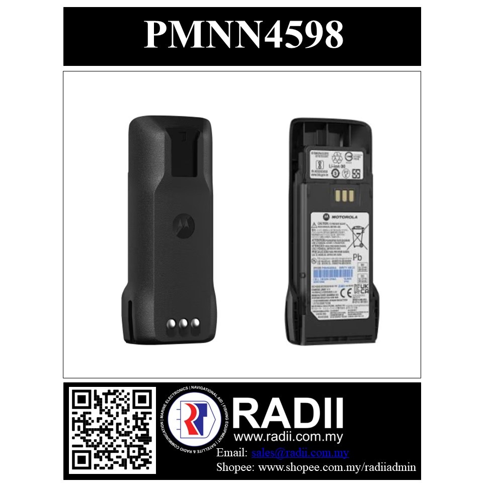 PMNN4598 LI-ION BATTERY IP55 2300T FOR R2 | Shopee Malaysia