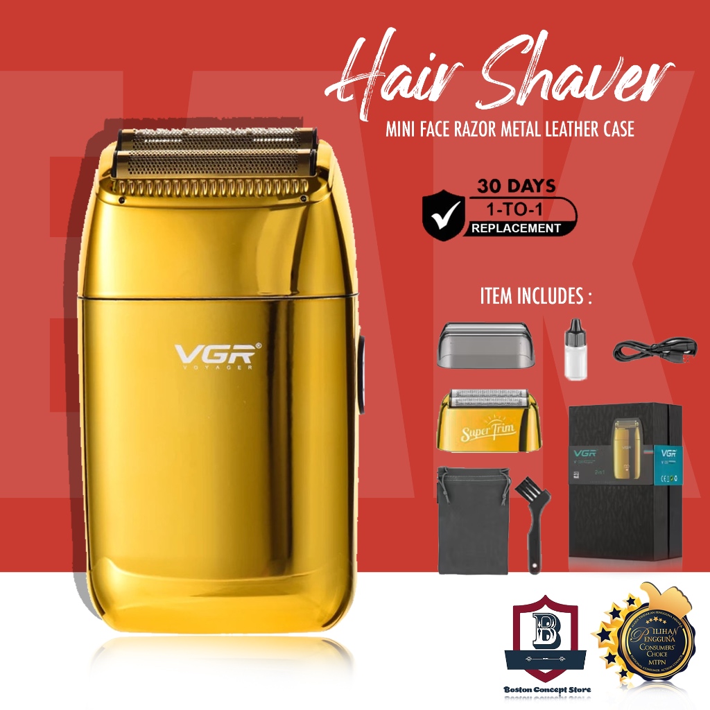 VGR V-399 Shaver Professional Razor Electric Shaver Reciprocating Shaving Machine Portable ...