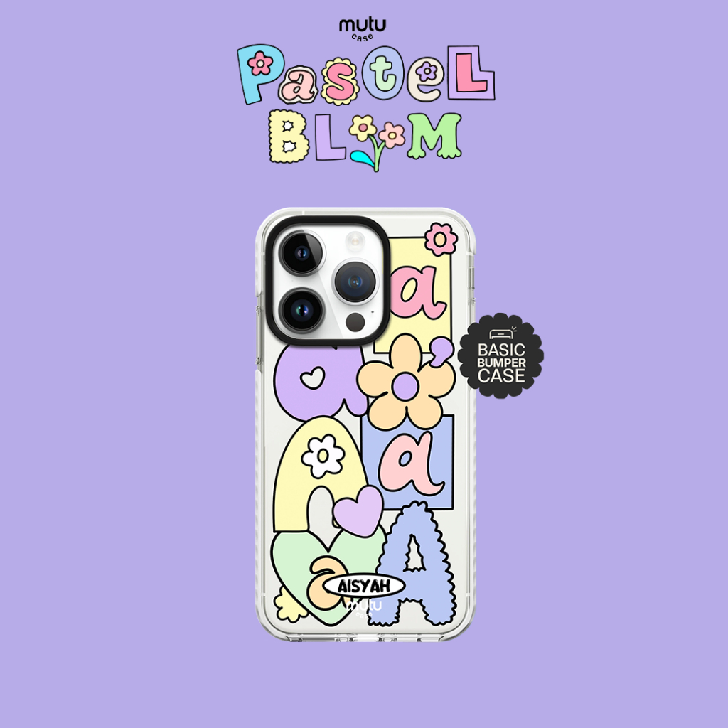 Customisable Pastel Bloom (Powered by Basic Bumper) Compatible with iP17PROMAX [Mutu Case ...