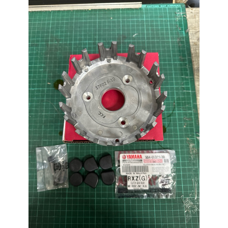 Yamaha Rxz Clutch Housing + CLUTCH RUBBER SET | Shopee Malaysia