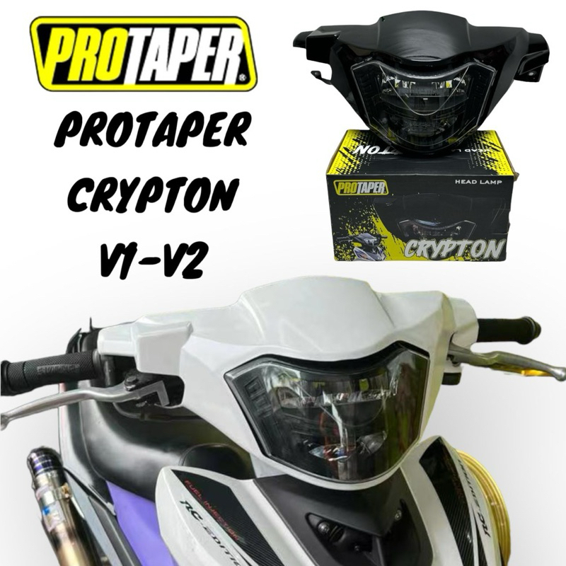 LC135 V2-V7 PROTAPER CRYPTON HANDLE COVER WITH LED LAMP SET | Shopee ...
