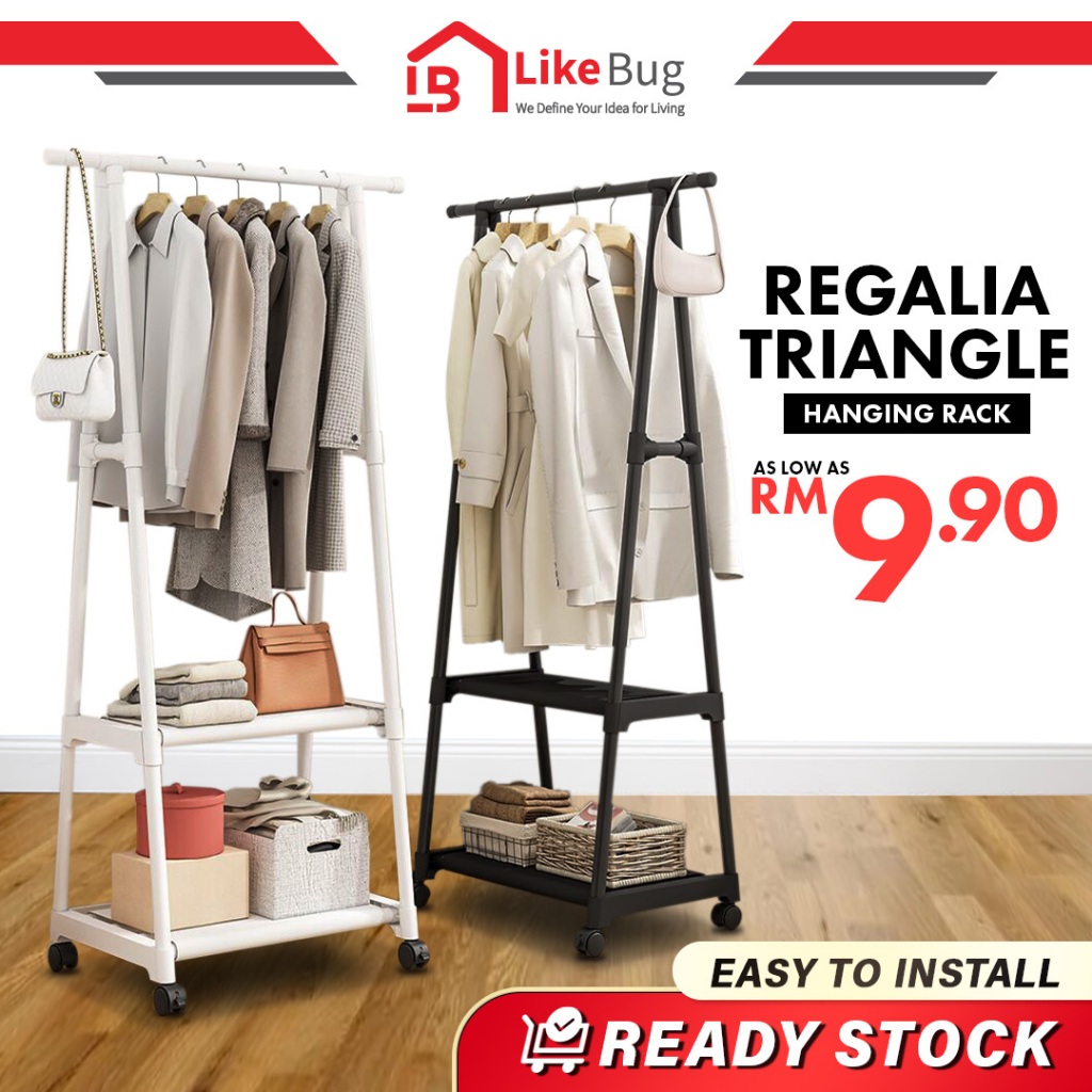 ⚡️LIKE BUG⚡️REGALIA Rak Baju Murah/Hanging Rack/Rak Baju Serbaguna/Rak ...