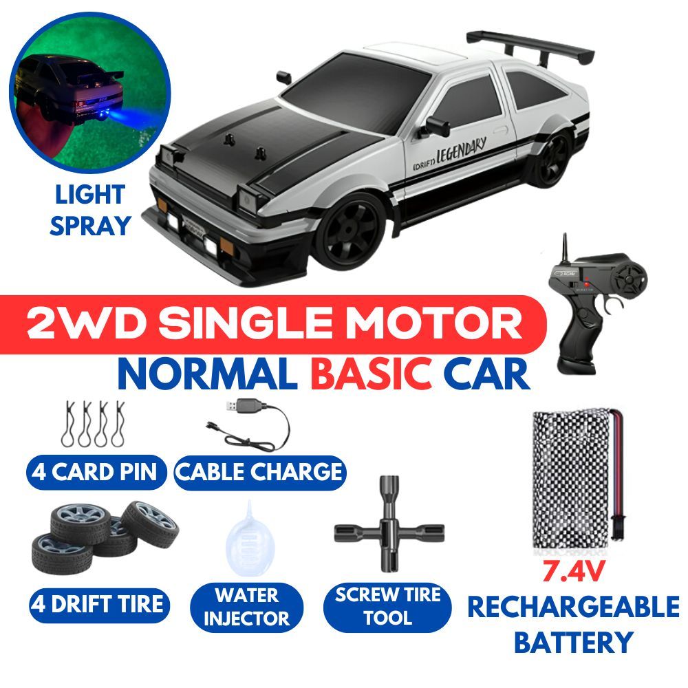 AE86 RC Car Drift 1/16 4WD High Speed RC Car Racing Toys For Kids ...
