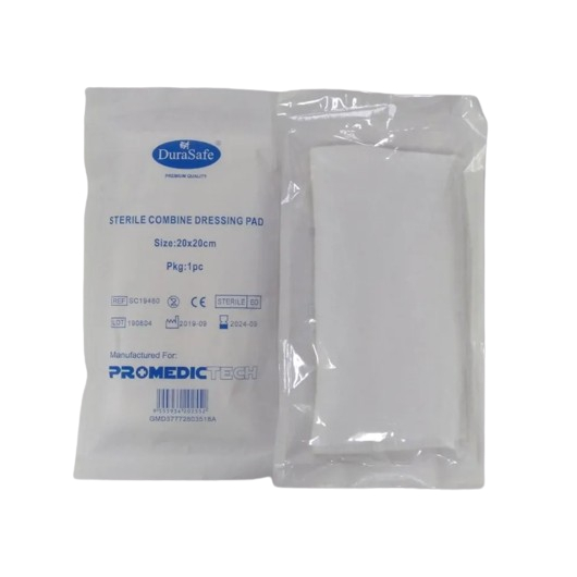 DURASAFE STERILE COMBINE DRESSING PAD 20CM X 20CM 1'S | Shopee Malaysia