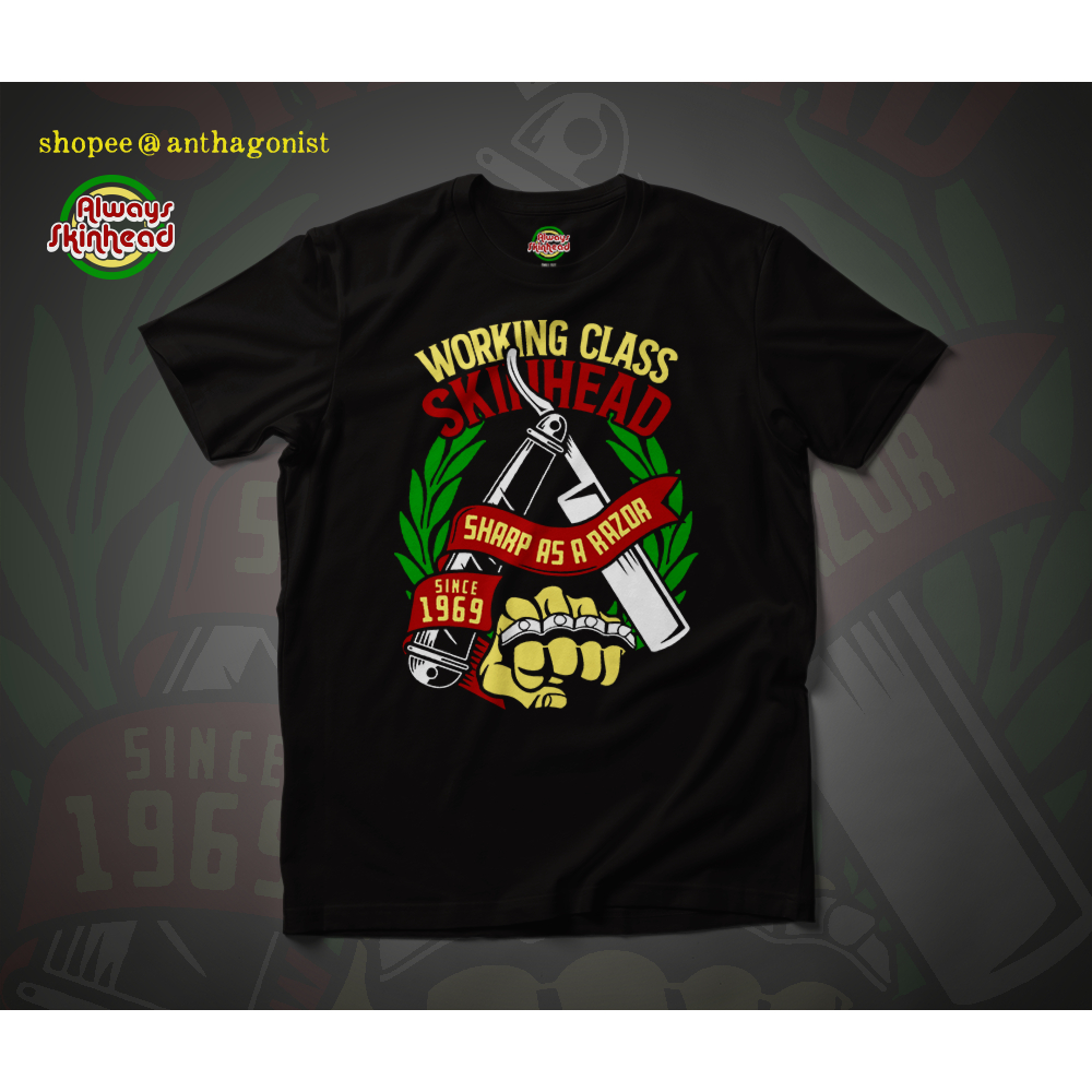 Sharp as a Razor [ALWAYS SKINHEAD collection - 100% Cotton] | Shopee ...