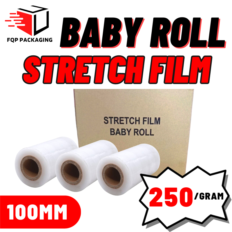 Stretch film Baby Roll Mini Stretch Film 250g (50g Core) (TRANSPARENT ...