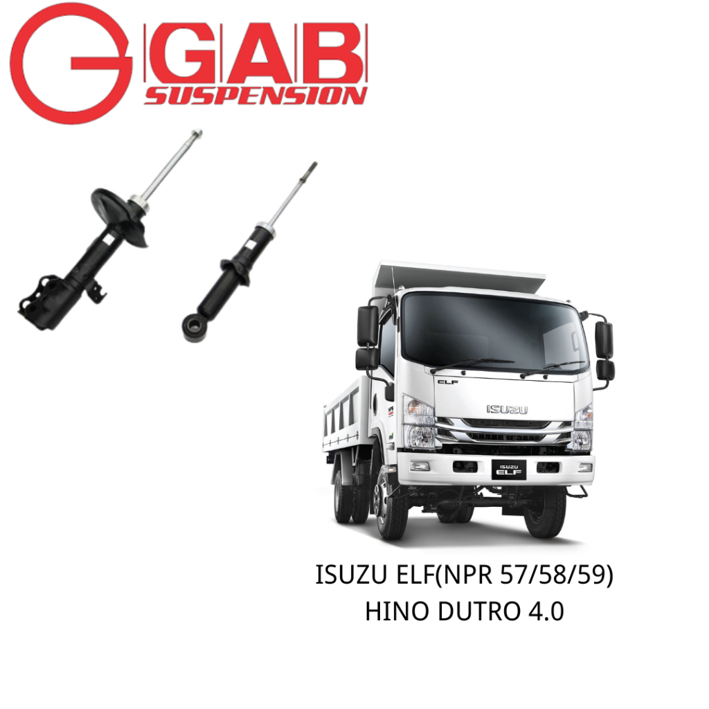 Original GAB Super Absorber - FRONT & REAR GAS - ISUZU ELF(NPR 57/58/59 ...