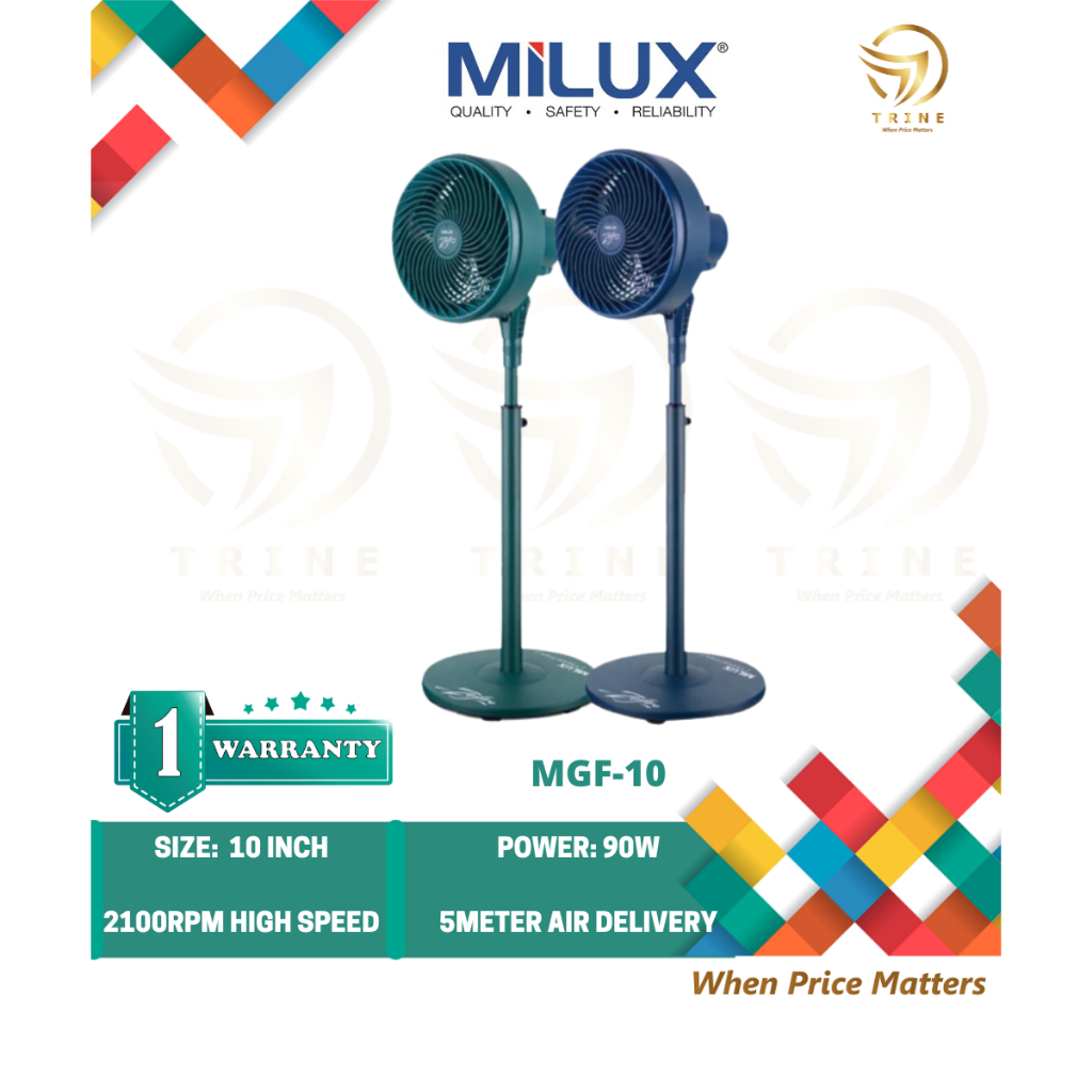 Milux 8'' Jet Air Gale Fan MGF-10 | Shopee Malaysia
