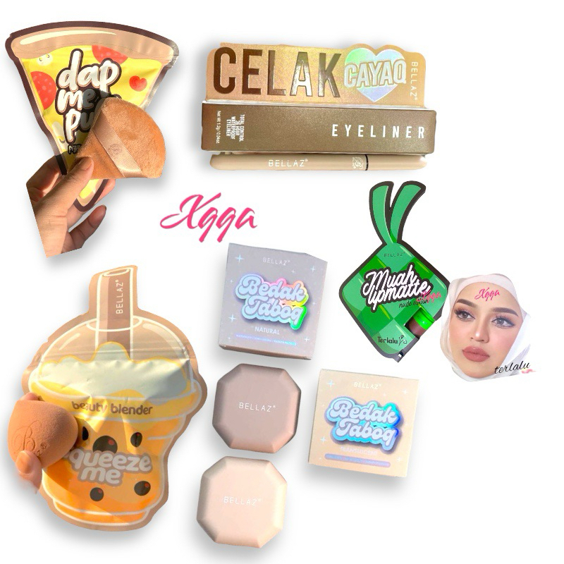 BELLAZ BEAUTY - BEDAK TABOQ , MUAH LIPMATTE 7.0 , SQUEEZE ME SPONGE ...