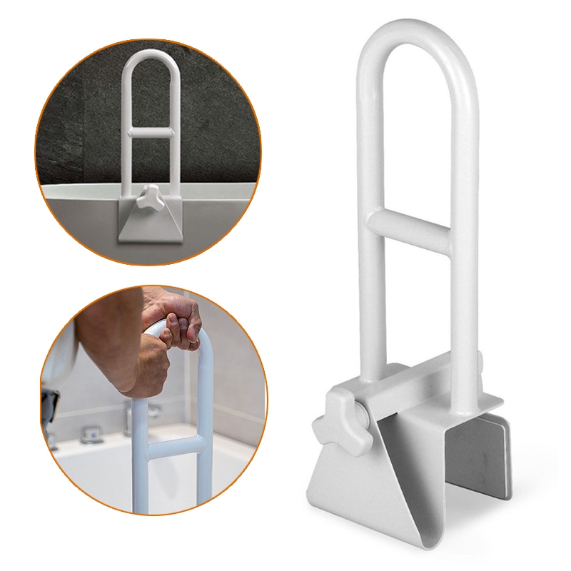Bathtub Safety Rail Adjustable Tub Grab Bar Handle Clamp,Bathroom ...