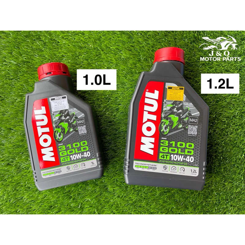 MOTUL 3100 GOLD 4T 10W40 TECHNOSYNTHESE 4 STROKE MOTOR OIL 1.0L 1.2L ...