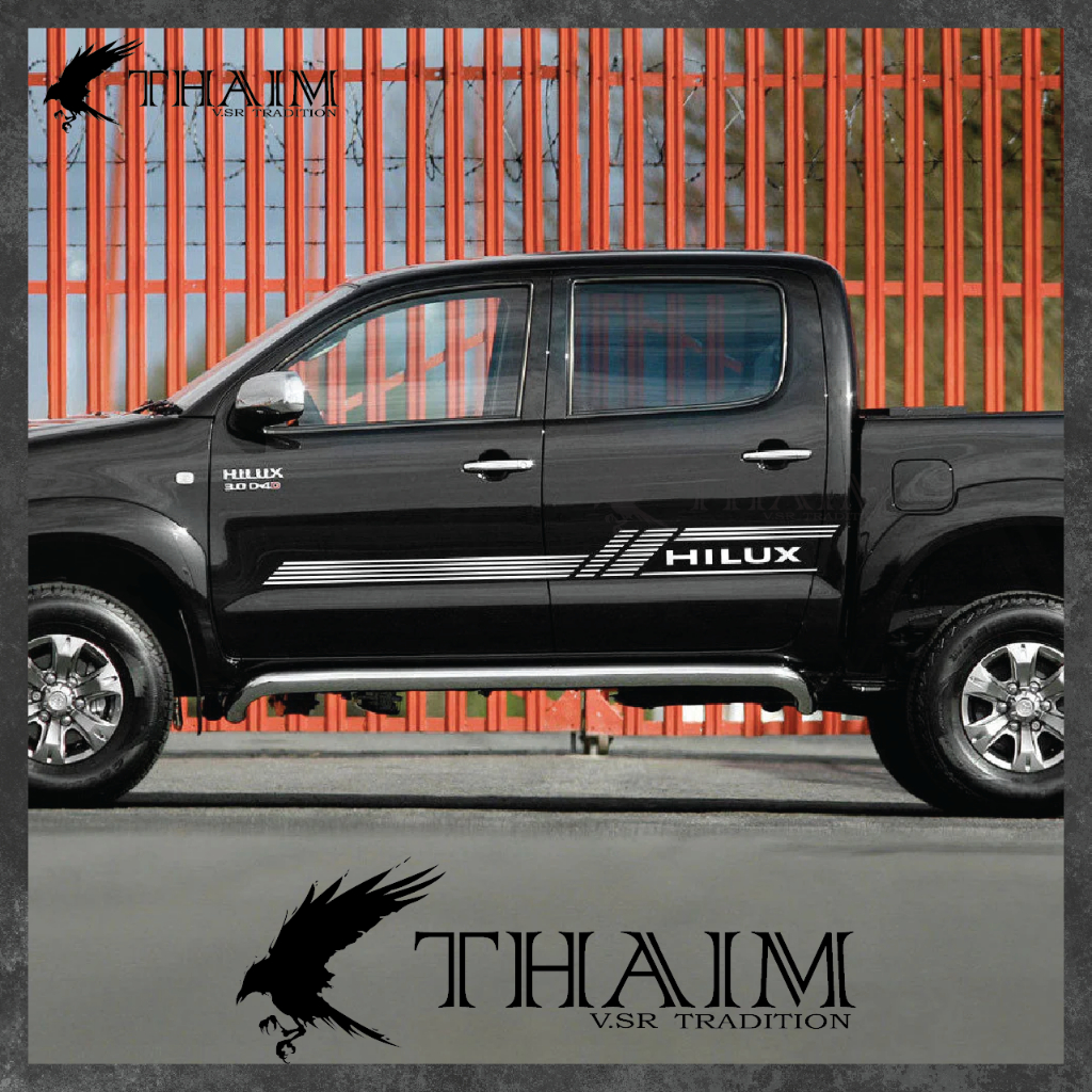 (Ready Stock )Toyota Hilux Side Body Vinyl Decal Sticker | Shopee Malaysia