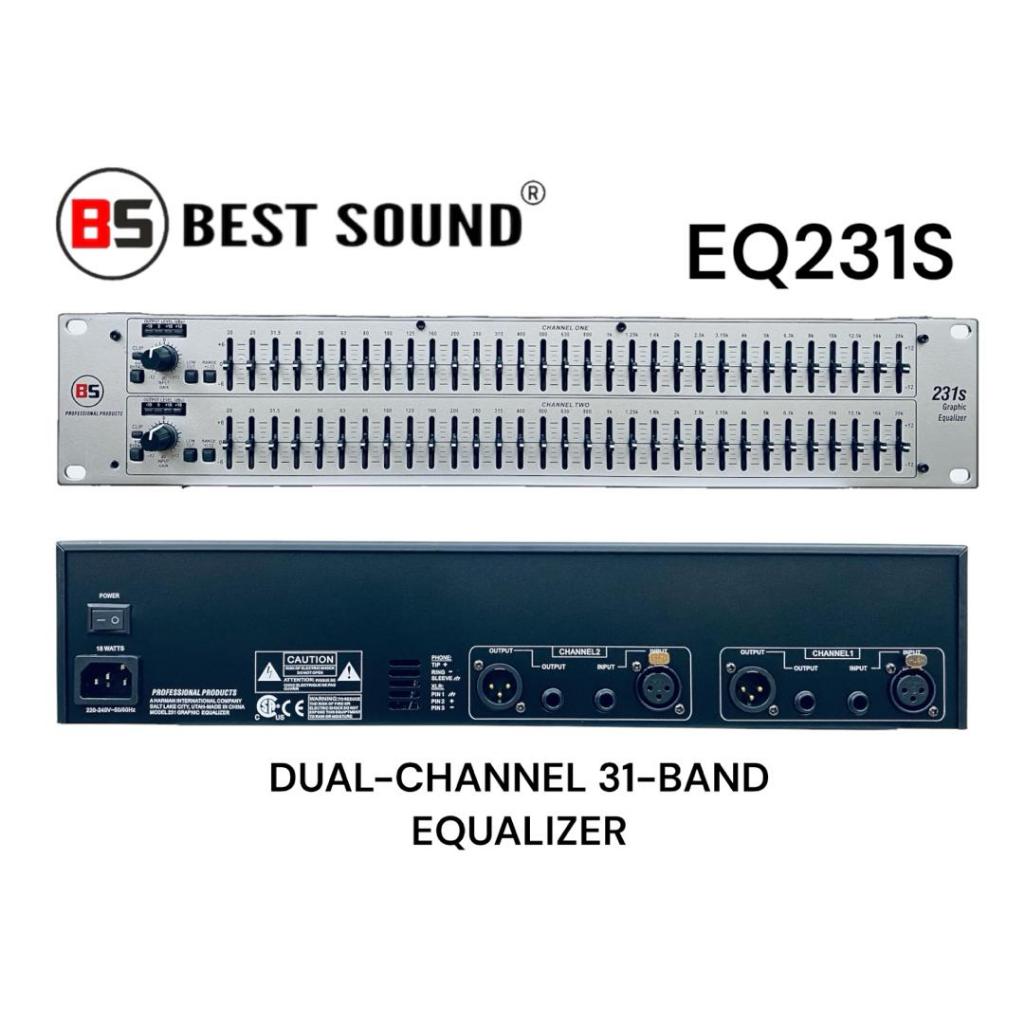 BS EQ231 Best Sound Dual Channel 31- Band Graphic Equalizer (Ready ...