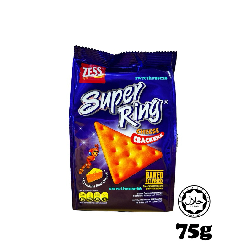 Zess Super Ring Cheese Crackers 75g Halal | Shopee Malaysia