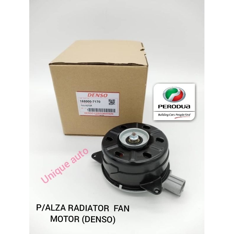 PERODUA ALZA RADIATOR FAN MOTOR [DENSO] 168000-7170 | Shopee Malaysia