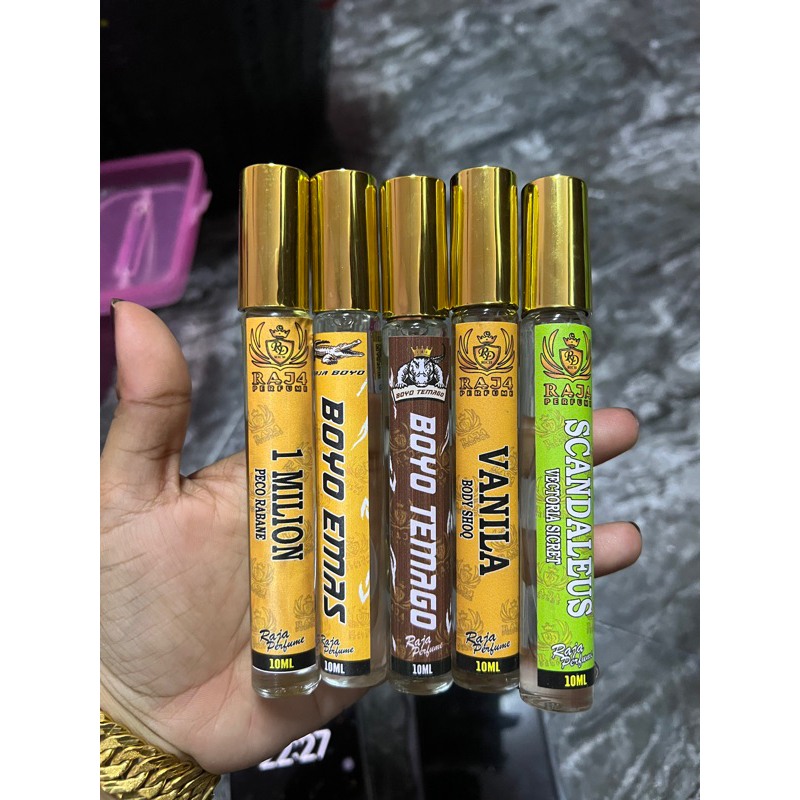 PERFUME R AJA COMBO LIMA BOTOL 10ML GRED PREMIUM ( KETAHANAN BAU LEBIH ...