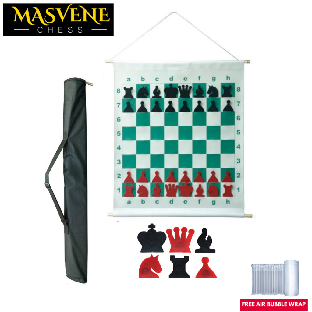 Magnetic Demo Teaching Chess Set (28″) // Set Catur Mengajar Magnetic ...
