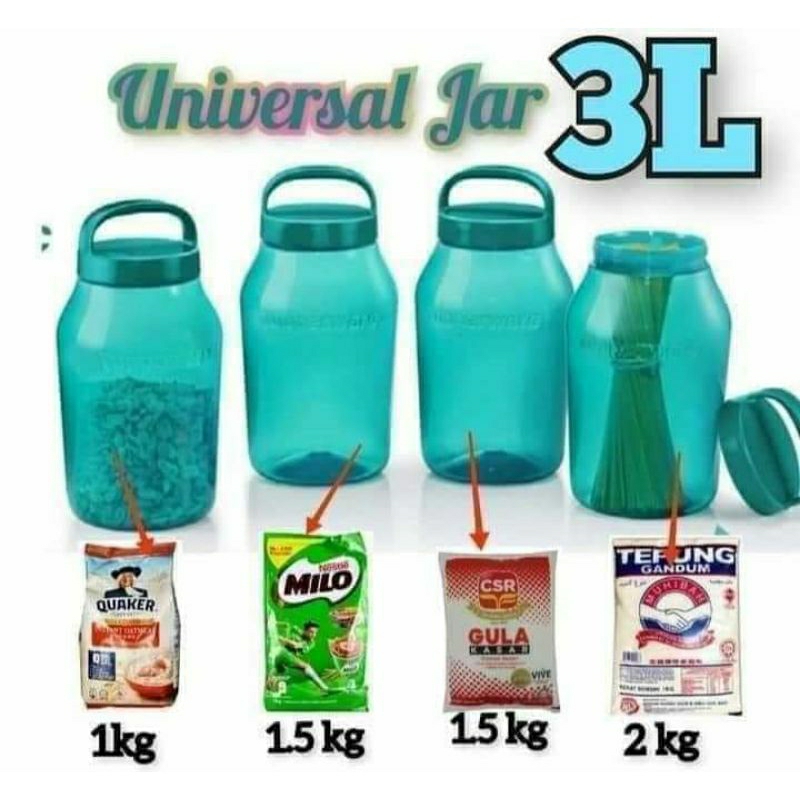 Universal Jar 3L (1pcs) | Shopee Malaysia