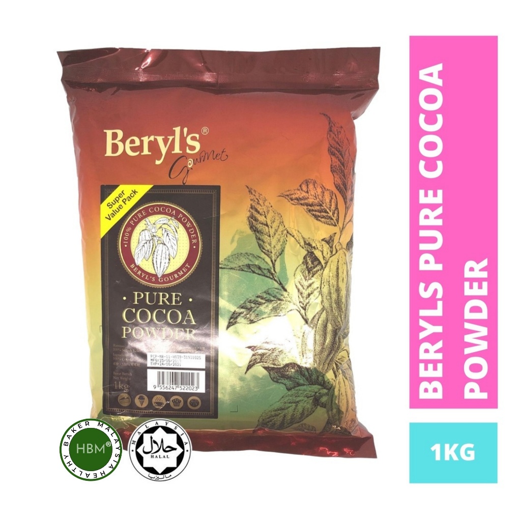 BERYL'S PURE COCOA POWDER(SUPER VALUE PACK) beryls 1KG | Shopee Malaysia