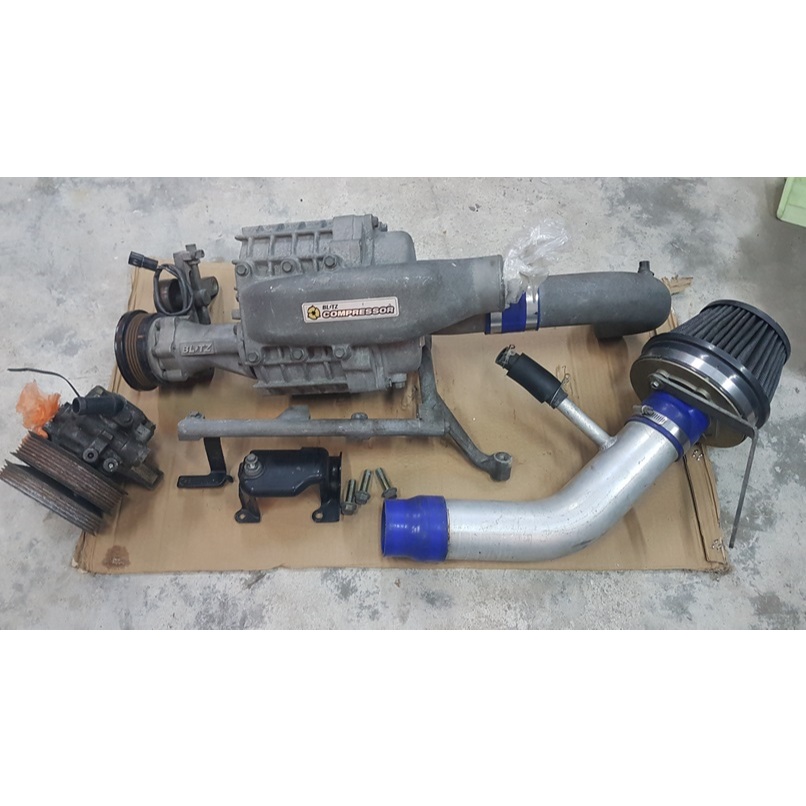 BLITZ Racing Supercharger Kit K20A K24A CRV S9A Stepwagon RF1 RF3 Japan ...
