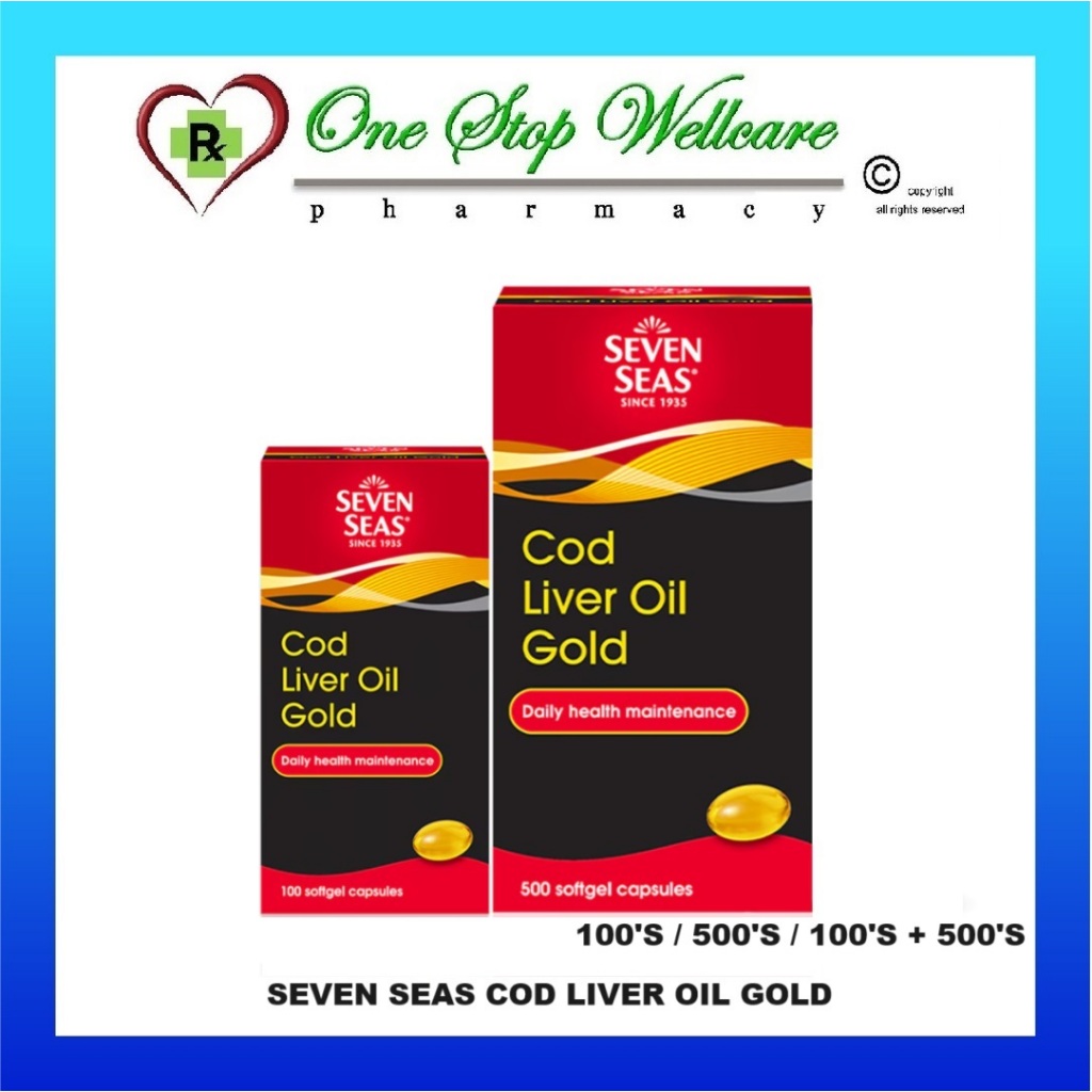 SEVEN SEAS MINYAK HATI IKAN KOD EMAS / SEVEN SEAS COD LIVER OIL GOLD ...