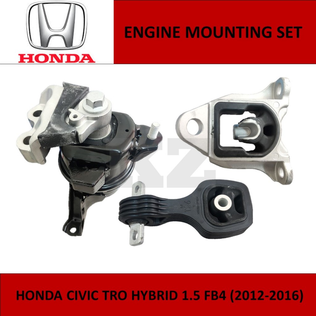 HONDA CIVIC TRO HYBIRD 1.5 FB4 (2012-2016) - 3 IN 1 ENGINE MOUNTING SET | Shopee Malaysia
