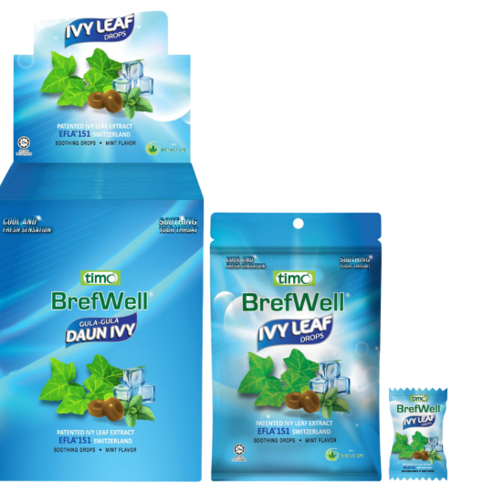Timo Brefwell Ivy Leaf Drop (Mint Flavour) 15g (Exp October 2025 ...
