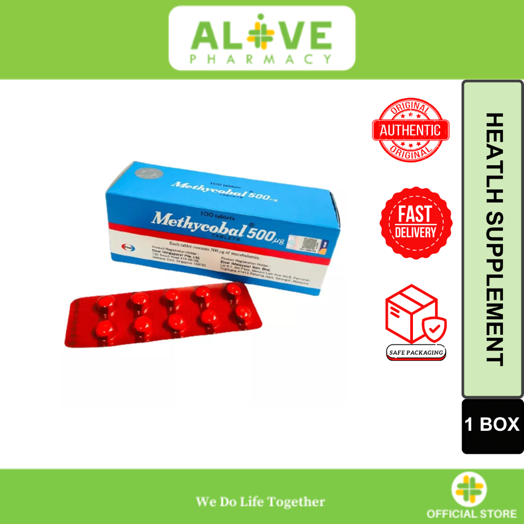 Tablet Methycobal 500mcg Vitamin B12 (10 x 10's) (JEPUN) | Shopee Malaysia