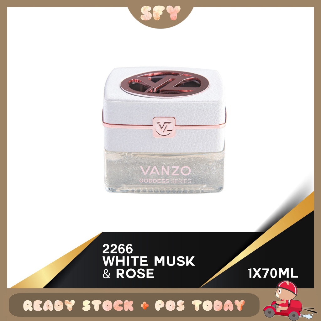 Ready Stock 2266 - VANZO Goddess Series [White Musk & Rose] - Car ...