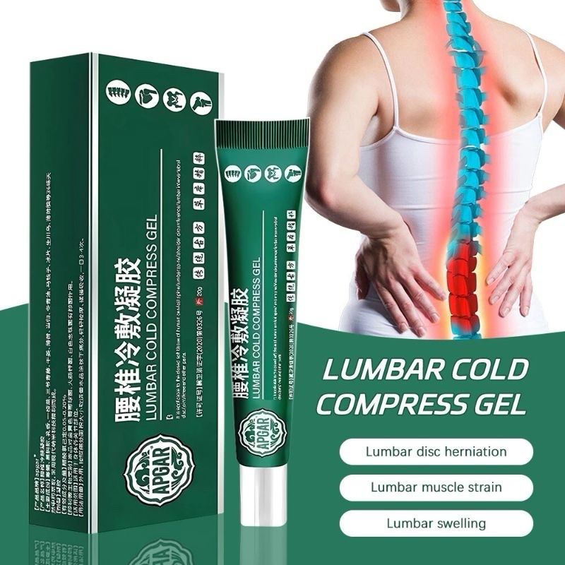 💯 【 Original 】 🇲🇾 APGAR Lumbar Cold Compress Gel 腰椎冷敷凝胶 Cream Ubat ...